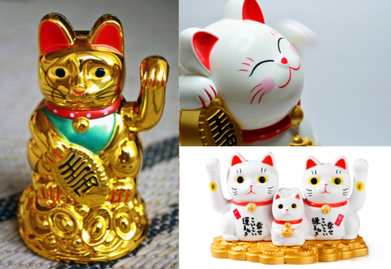 #2 cách đặt mèo thần tài ở bàn thờ Ông địa chuẩn phong thuỷ